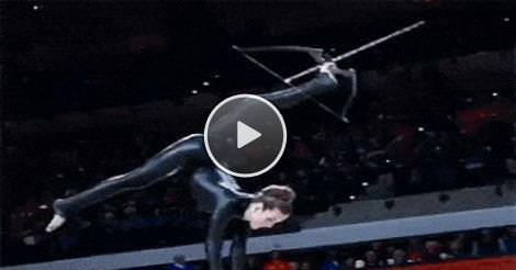 awesome bow and arrow skills | Gifs