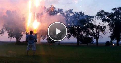 fireworks man | Gifs