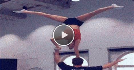 that is some insane balance | Gifs