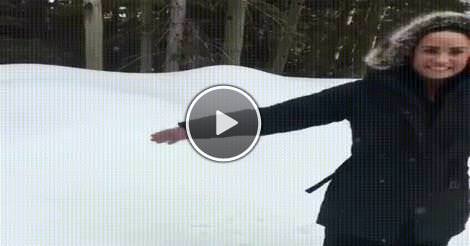 what snow really feels like | Gifs