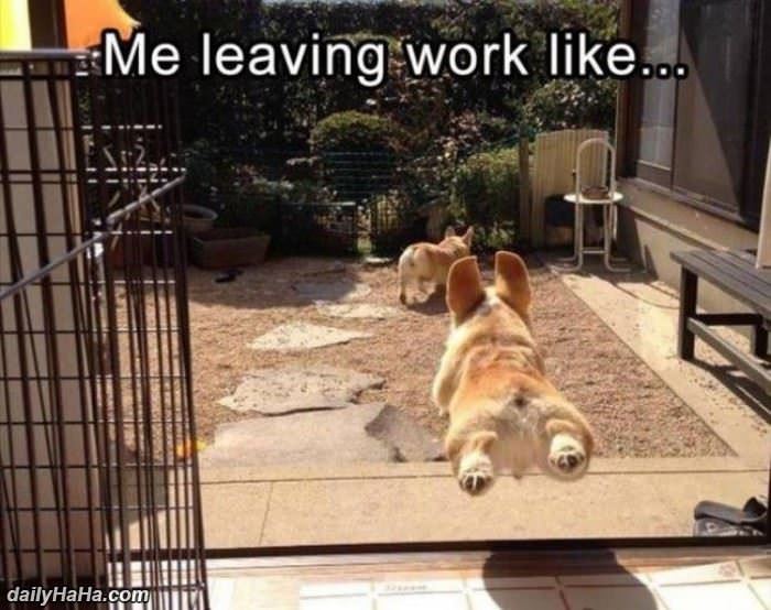 Me Leaving Work Like Me Leaving Work Like