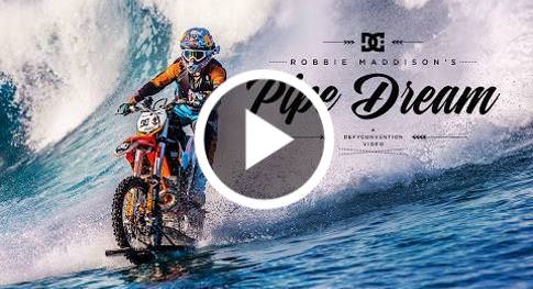 Dirt Bike To Surf Waves