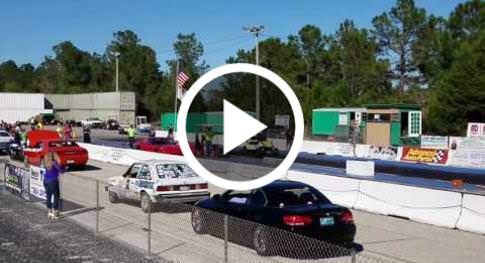Golf Cart Beats Corvette In A Drag Race