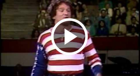 Robin Williams American Flag